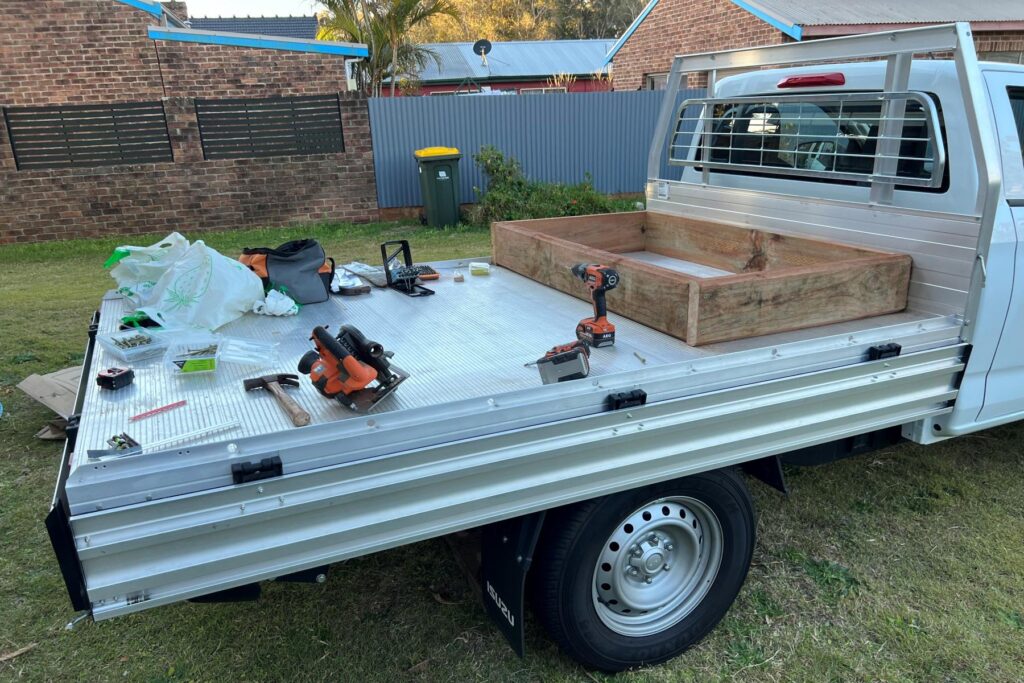 Isuzu D-Max SX Ute helps build a garden | Ute and Van Guide