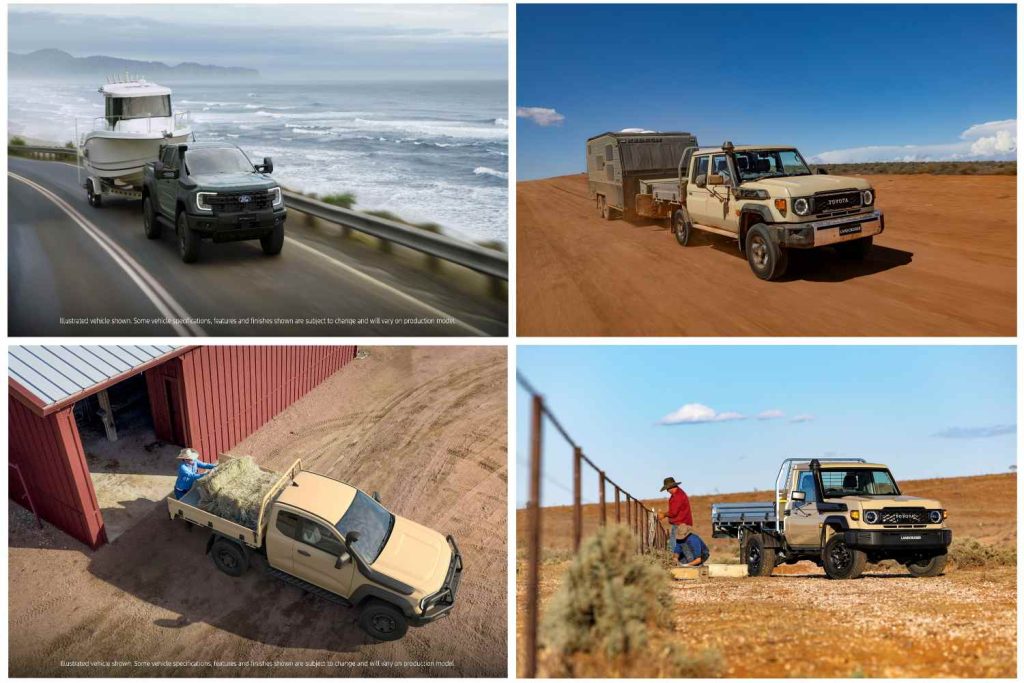 Ranger Super Duty vs LandCruiser Ute - which is best | Ute and Van Guide